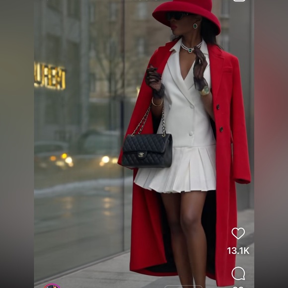 Zara | Jackets & Coats | Zara Red Manteco Wool Coat Zw Collection ...